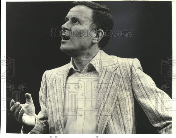 1981 Press Photo Alec McCowen in his solo performance of St. Mark's ...