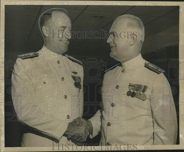 1971 Press Photo Rear Admiral John D. McCubbin, Coast Guard District ...