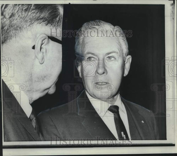 1967 Press Photo Senator George Murphy of CA, chairman of Republican ...