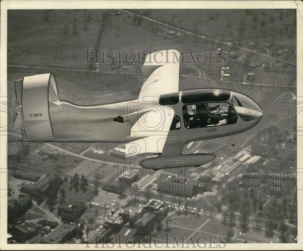 1966 Press Photo The XV-11A, a research aircraft during its 35th test ...
