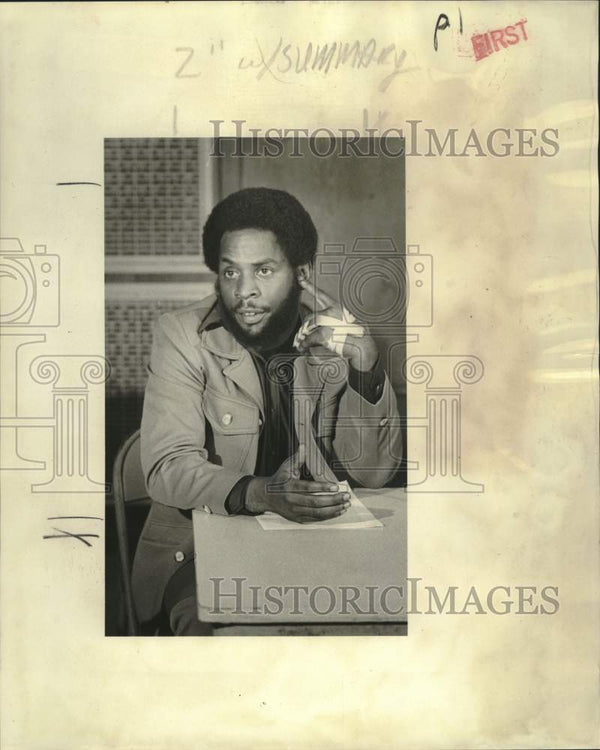 1977 Press Photo Larry Ott on Mardi Gras police brutality case ...