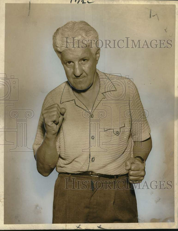 1960 Press Photo Mike Liuzza Russo, boxing - noo56797 - Historic Images