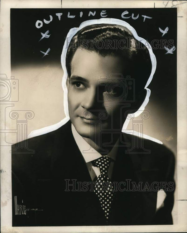 1950 Press Photo Comedian Pat McCaffrie to performs at Monteleone's ...