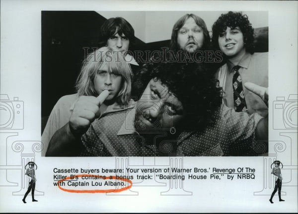 1984 Press Photo Captain Lou Albano stars in Boarding House Pie ...