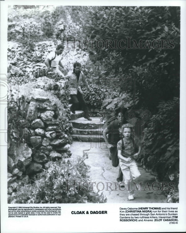 Press Photo Actors In the Movie "Cloak & Dagger" - nop15678 - Historic ...