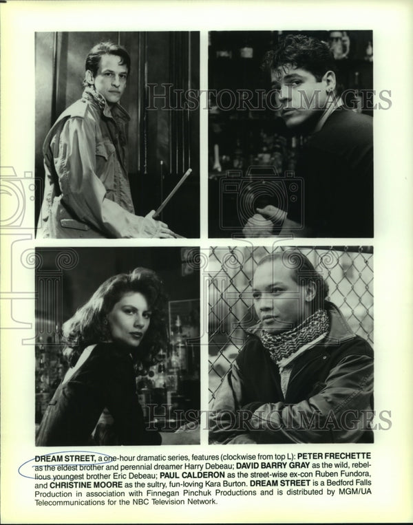 Press Photo "Dream Street" Cast Peter Frechette, David Barry Gray, etc ...