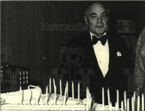 1978 Press Photo Harry Frederick Oppenheimer celebrates his 70th in ...