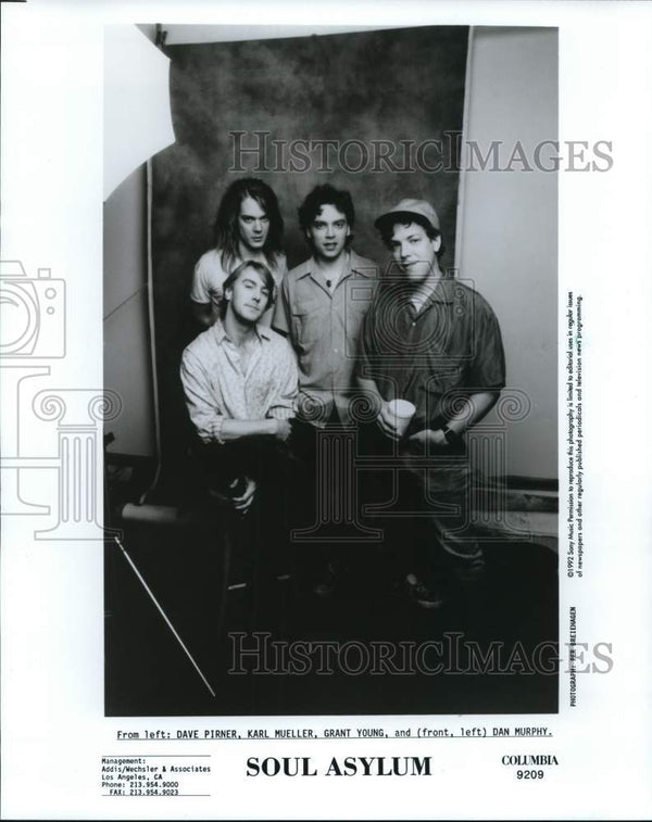 1992 Press Photo Soul Asylum, American alternative rock band - nop90120 ...