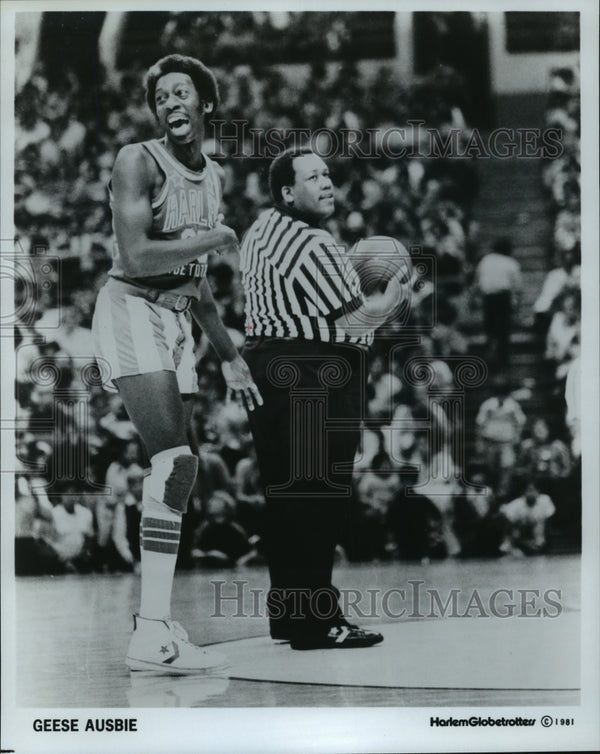 1981 Press Photo Geese Ausbie, Harlem Globetrotters Basketball Player ...