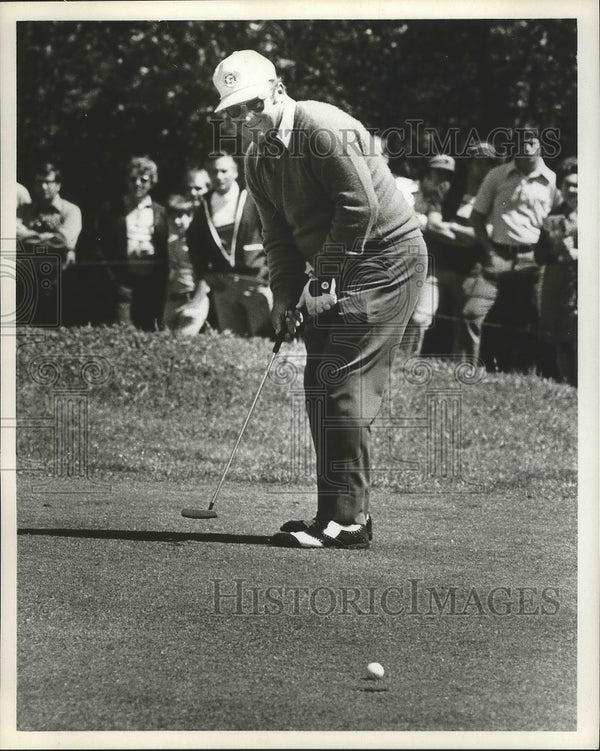 1977 Press Photo Golfer Miller Barber - nos03448 - Historic Images