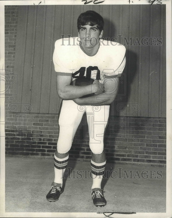 1971 Press Photo Bill Ball, Football Player - nos03489 - Historic Images