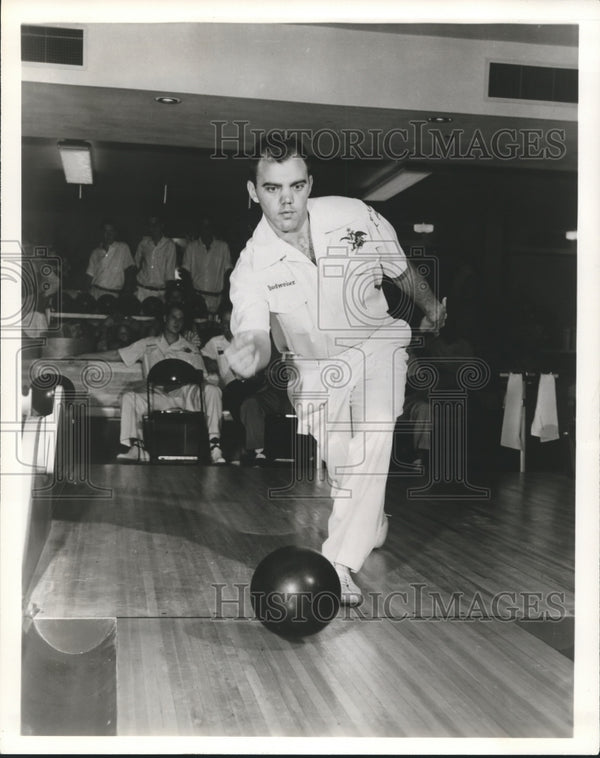 Press Photo Bowling - Ray Bluth takes secon place in All-Stars and sets ...