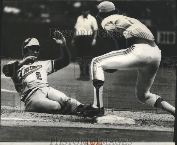 1976 Press Photo Steve Braun, Minnesota Twins Baseball Player at ...