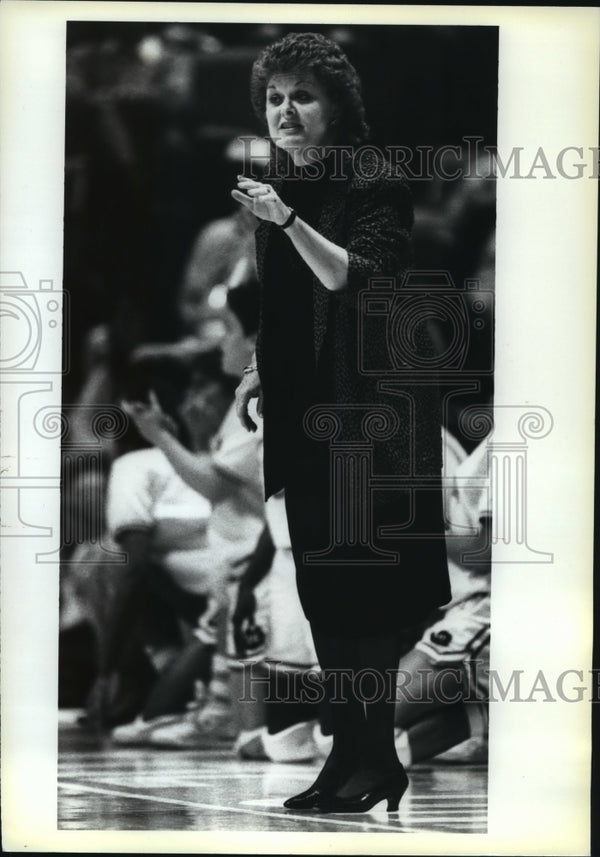 1991 Press Photo Jody Conradt, University of Texas Basketball Coach ...