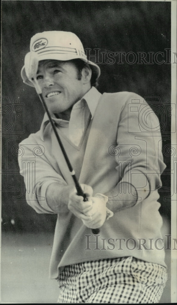 1974 Press Photo Golfer Jim Colbert at American Golf Classic on Sunday ...