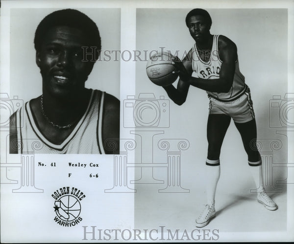 1978 Press Photo Golden State Warriors Basketball Player Wesley Cox, 6 ...