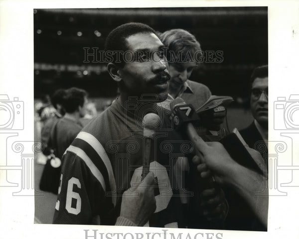 1986 Press Photo New England Patriots Football Player Raymond Clayborn ...