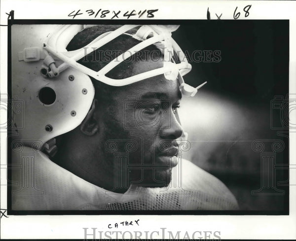 1979 Press Photo Football Player James Cathey - nos07635 - Historic Images