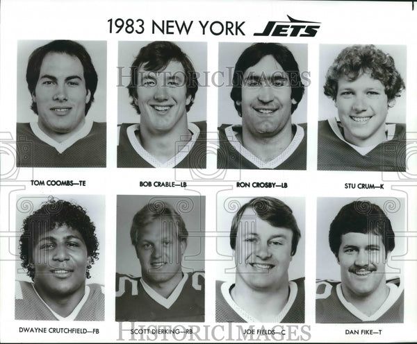 1983 Press Photo New York Jets Football Players - nos07981 - Historic ...