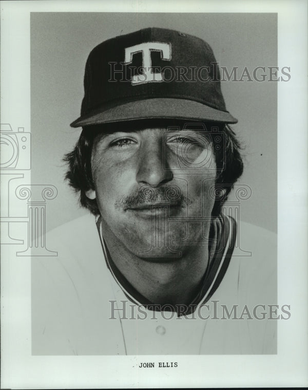 1977 Press Photo John Ellis, Baseball Player. - nos10328 - Historic Images