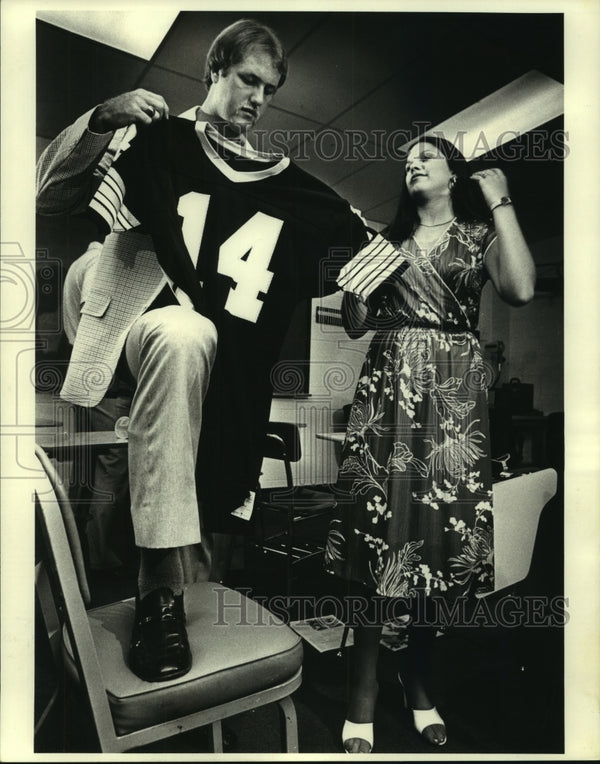 1979 Press Photo Russell Erxleben, Football Player with Jersey ...