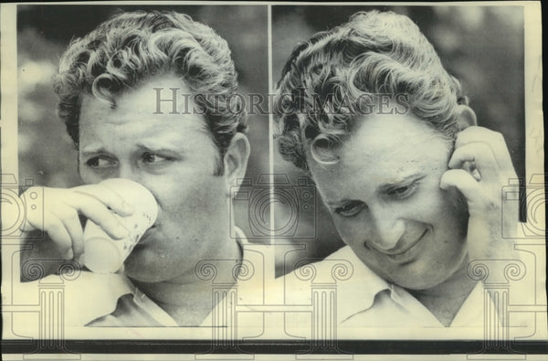 1969 Press Photo Golfer Ray Floyd at Dayton Ohio Country Club Course ...