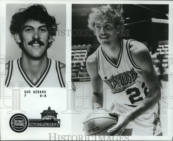 1979 Press Photo Basketball Detroit Pistons Gus Gerard - nos12507 ...