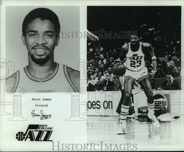 1978 Press Photo New Orleans Jazz basketball player Aaron James ...