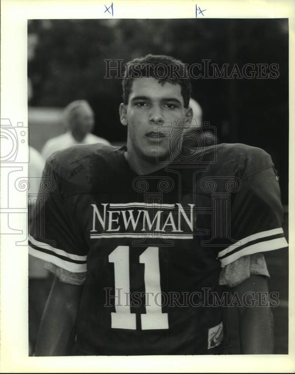 1992 Press Photo Newman High football player Michael Keck - nos17568 ...