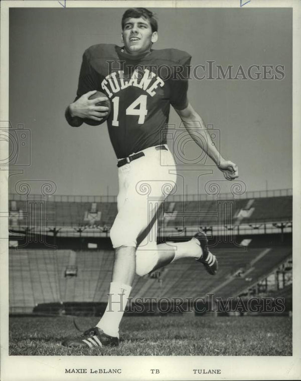 1970 Press Photo LSU college football player Maxie LeBlanc - nos18045 ...