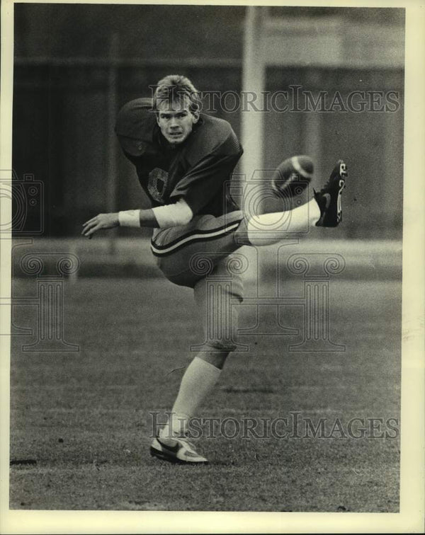 1986 Press Photo LSU college football kicker Ron Lewis - nos18748 ...