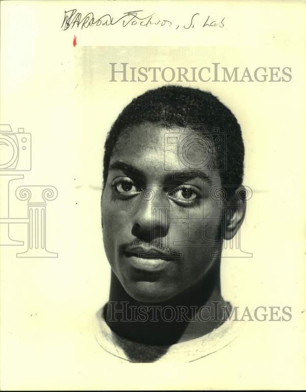 1988 Press Photo Southern Lab High football player Baron Jackson ...