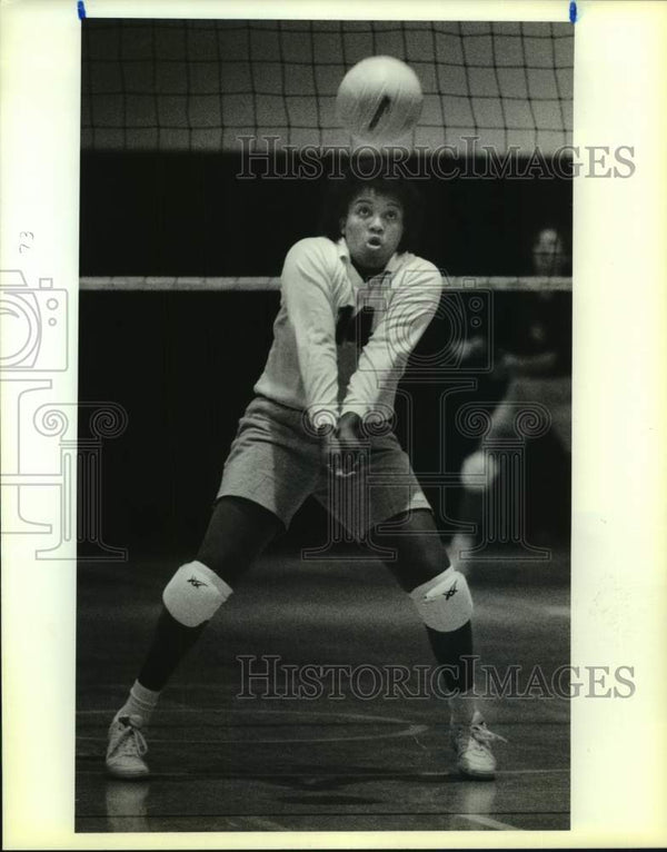 1990 Press Photo Volleyball - Tonya Johnson of LSU - nos19643 ...