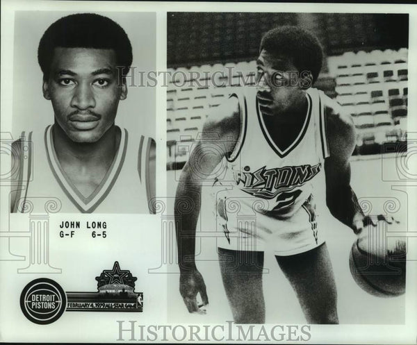 1979 Press Photo Detroit Pistons John Long - nos21304 - Historic Images