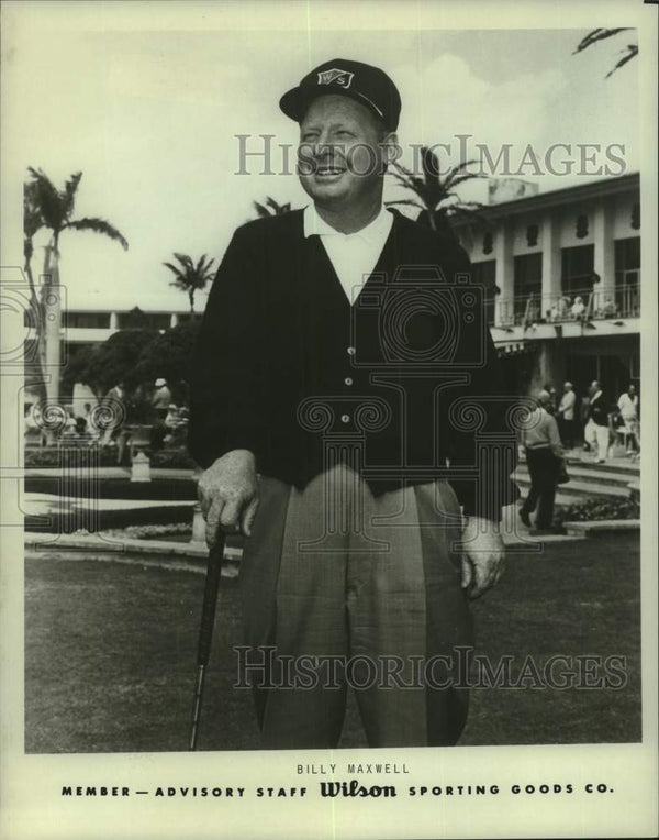 1968 Press Photo Golfer Billy Maxwell - Historic Images