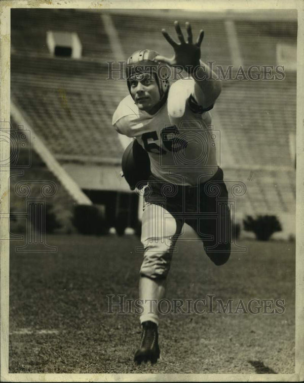Press Photo Football player Colton Milner - nos23158 - Historic Images