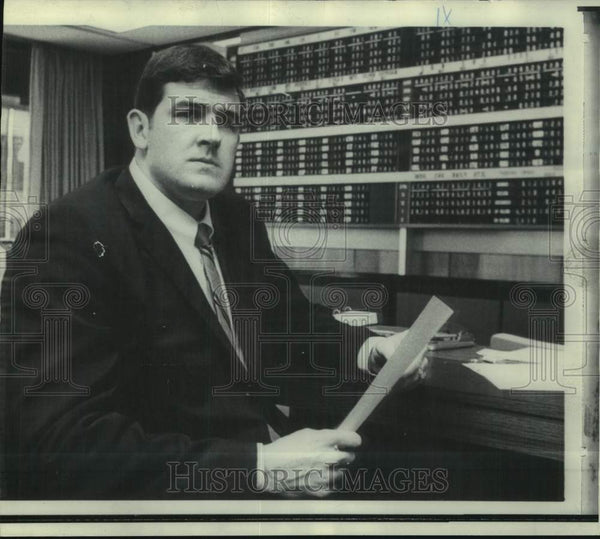 1969 Press Photo Shot put athlete Randy Matson - nos25764 - Historic Images