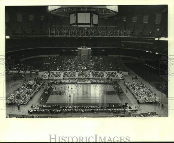 1987 Press Photo NCAA basketball in the Superdome - nos25809 - Historic ...