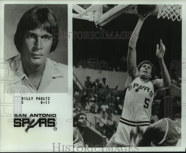 1979 Press Photo Two photos of San Antonio Spurs basketball player ...