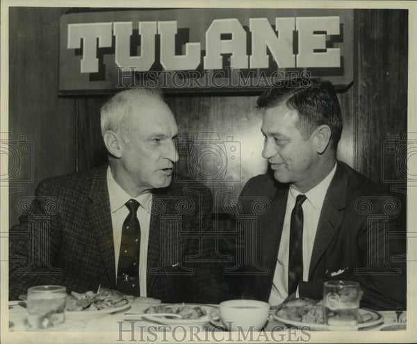 Press Photo Football coach Jess Neely and Teel Smith - nos27323 ...