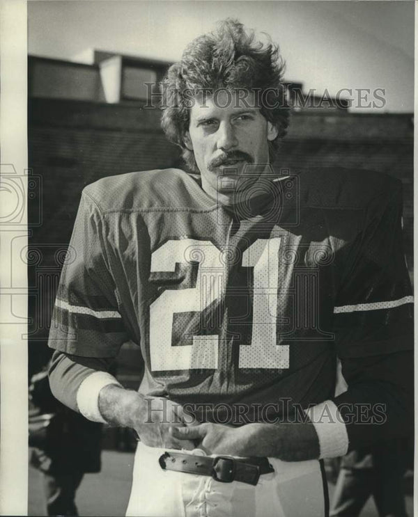 1978 Press Photo Football player Randy Poltl - nos28005 - Historic Images