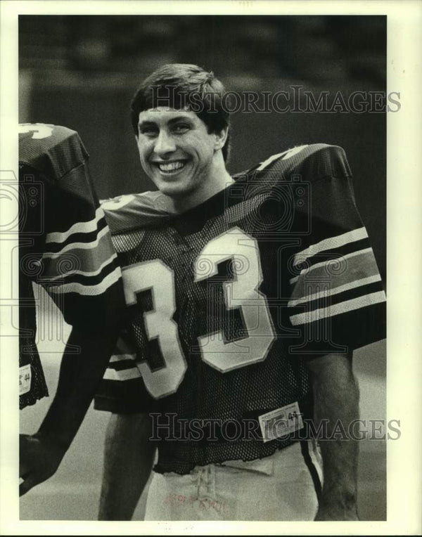 1986 Press Photo Football - Reggie Reginelli of Tulane University ...