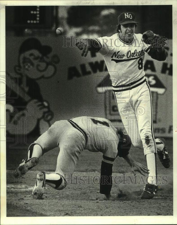 1981 Press Photo University of New Orleans baseball player Augie ...