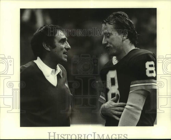 1978 Press Photo Football Sam Rutigliano and player - nos31180 ...