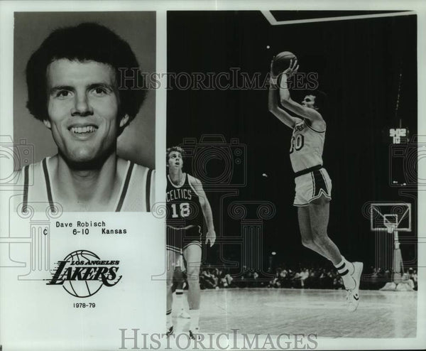 1978 Press Photo Two photos of Los Angeles Lakers basketball player ...
