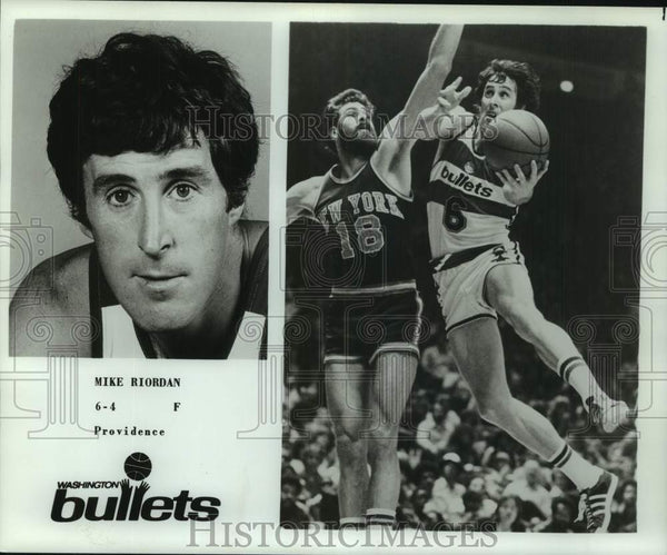 1977 Press Photo Two photos of Washington Bullets basketball player ...