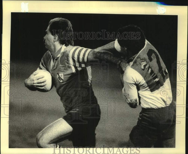 1992 Press Photo Rugby players at Boden Playground - nos31602 ...