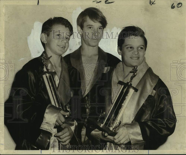 1970 Press Photo SAAU boxers Ronald Rogers, Dennis Kerwin and Randy ...