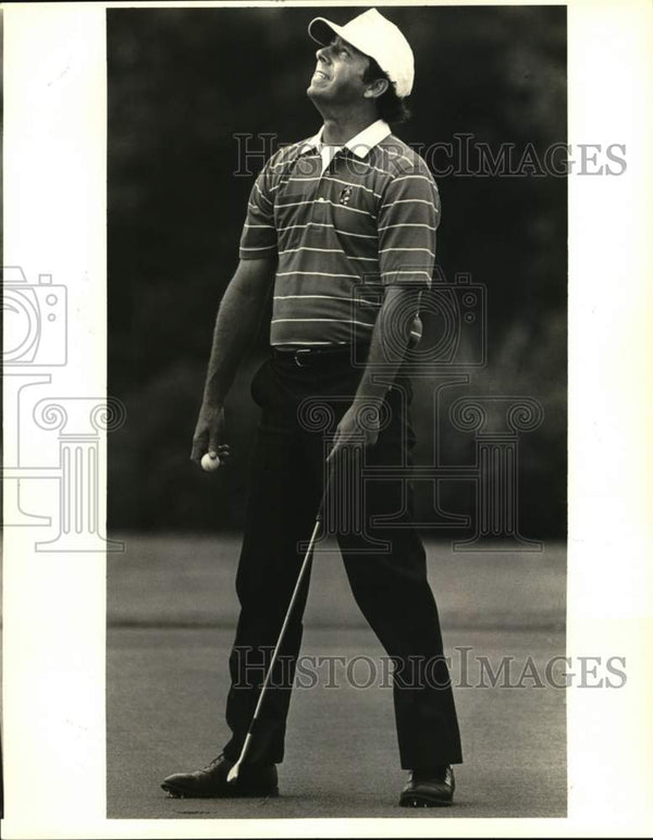 1985 Press Photo Golfer Richie Wilson at New Orleans City Golf ...