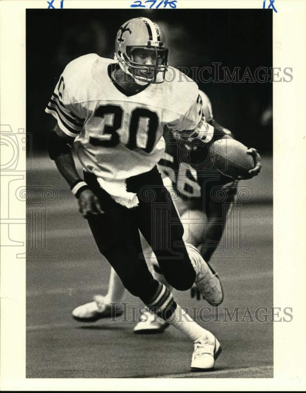 1981 Press Photo New Orleans Saints Football Player Wayne Wilson ...